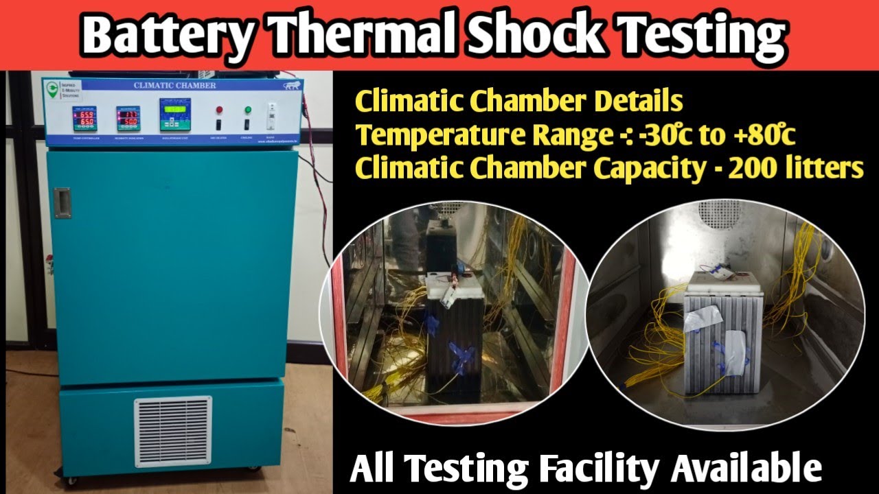 Battery Thermal Shock Testing Inspired E-Mobility Solutions | climatic ...