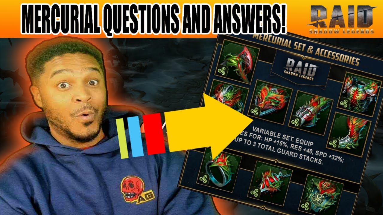 ALL QUESTIONS ANSWERED ABOUT MERCURIAL SET! Raid: Shadow Legends - YouTube