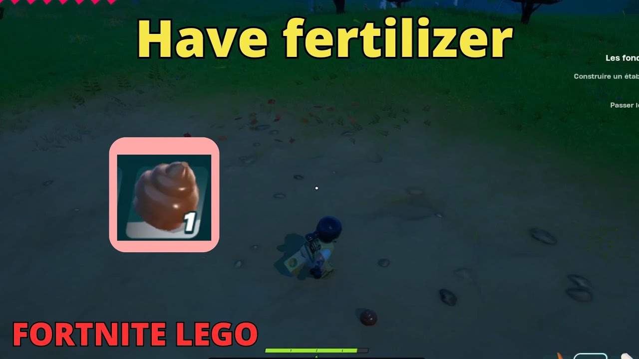 TUTORIAL HOW TO GET FERTILIZER ON FORTNITE LEGO / Fortnite LEGO ...