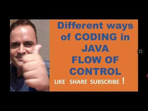 different ways of coding in java| sequence | selection | iteration | if else if | switch | for ...
