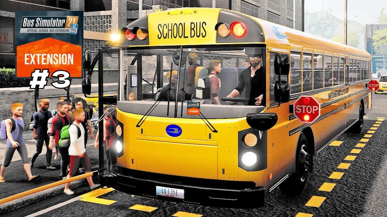 Bus Simulator 21 - School Bus DLC | Route 3 | BeastDriver - YouTube