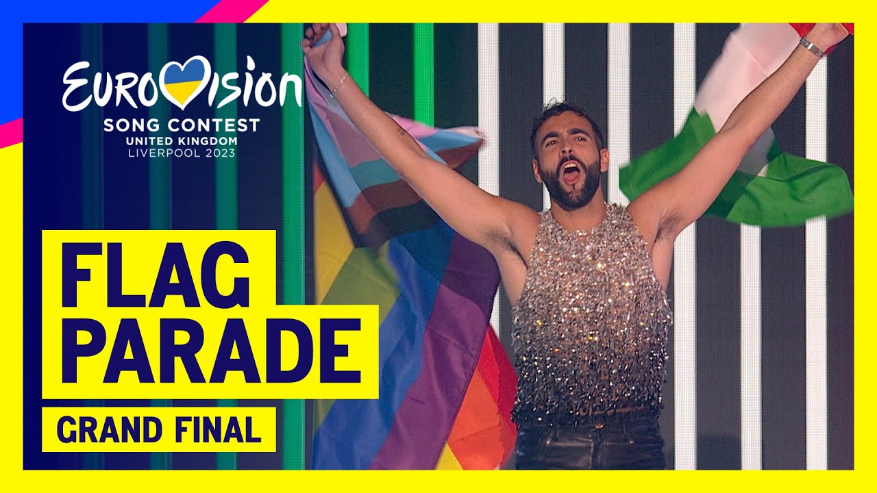 Flag Parade | Grand Final | Eurovision 2023 #UnitedByMusic 🇺🇦🇬🇧 - YouTube