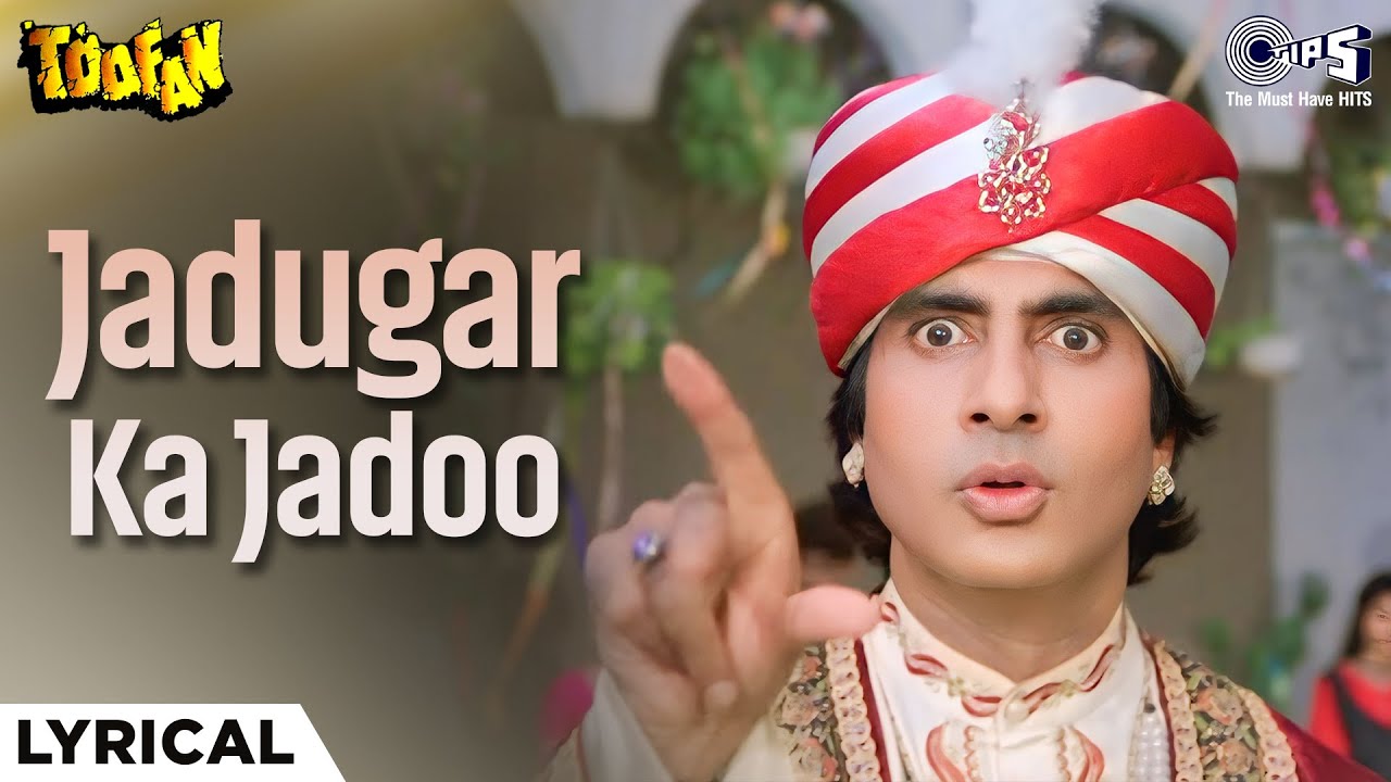 Jadugar Ka Jadoo - Lyrical | Toofan | Amitabh Bachchan | Suresh Wadkar ...