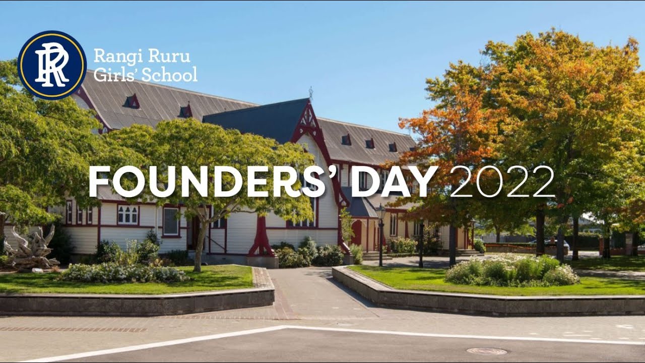 Rangi Ruru - Founders' Day 2022 - YouTube