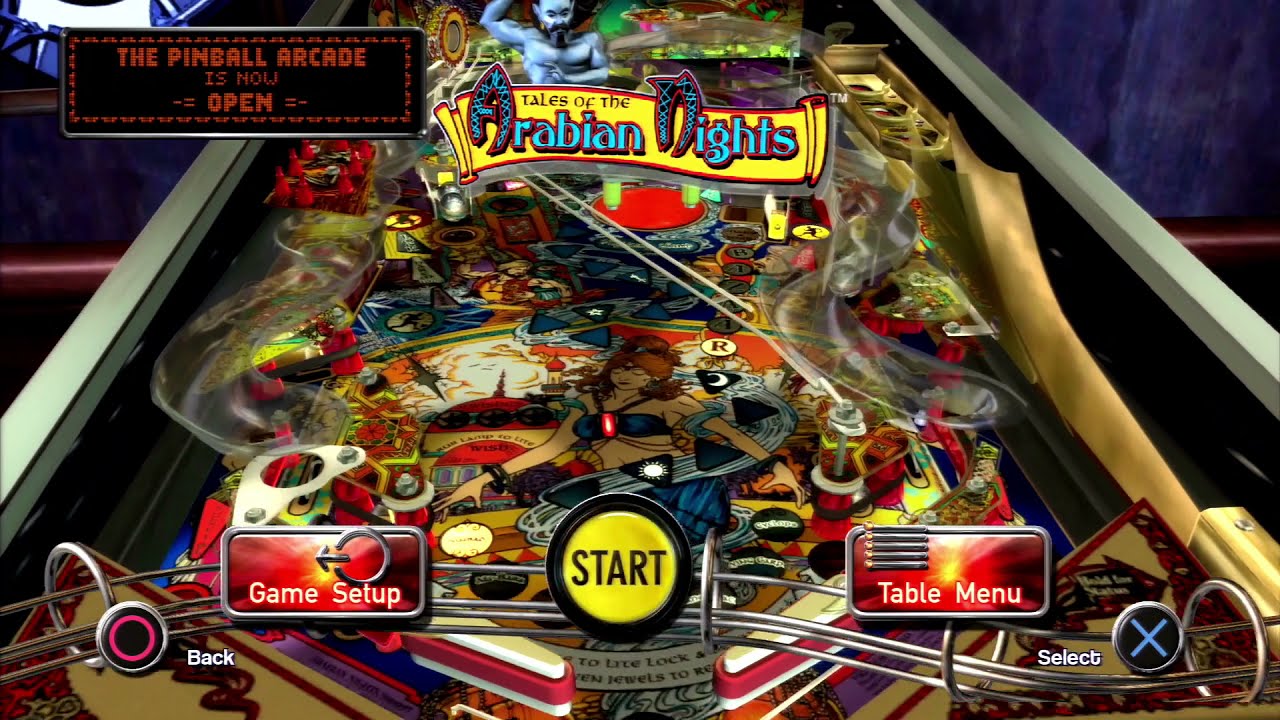 The Pinball Arcade (PlayStation 3 Version) - Tales of the Arabian ...