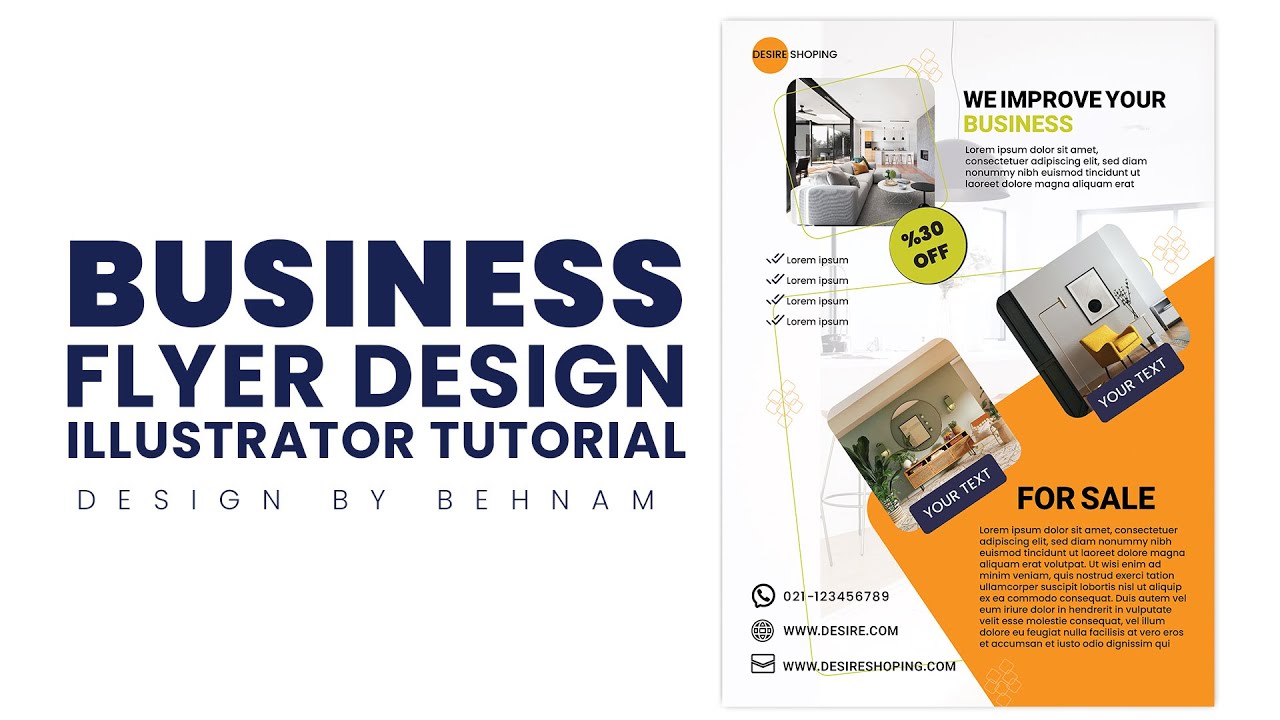 Mastering Flyer Design: Illustrator Tutorial - YouTube