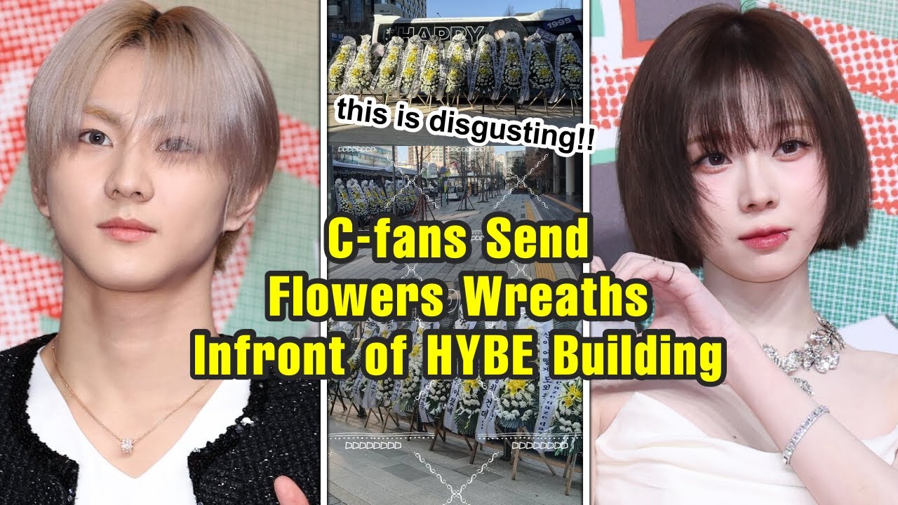 Chinese Anti-fans Send Condolence Flowers Against ENHYPEN's Jungwon ...