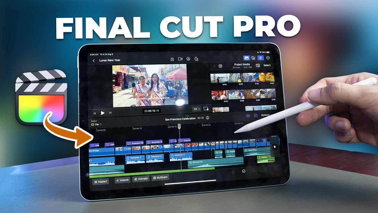 Apple đánh cú KNOCK OUT cho tablet Android: Final Cut Pro chính thức ...