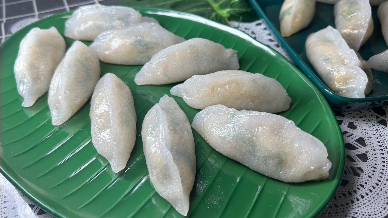 水晶韭菜粿 晶莹剔透 | 简易版制作方法 | Crystal Chives Dumplings Recipe | How to Make ...