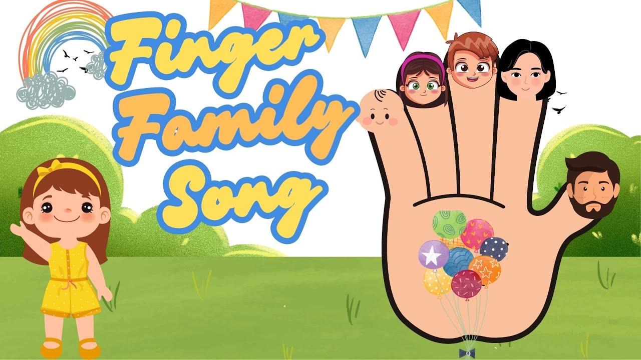 🎶 Finger Family Song | Daddy Finger, Mommy Finger 👨‍👩‍👧‍👦 | Fun Nursery ...