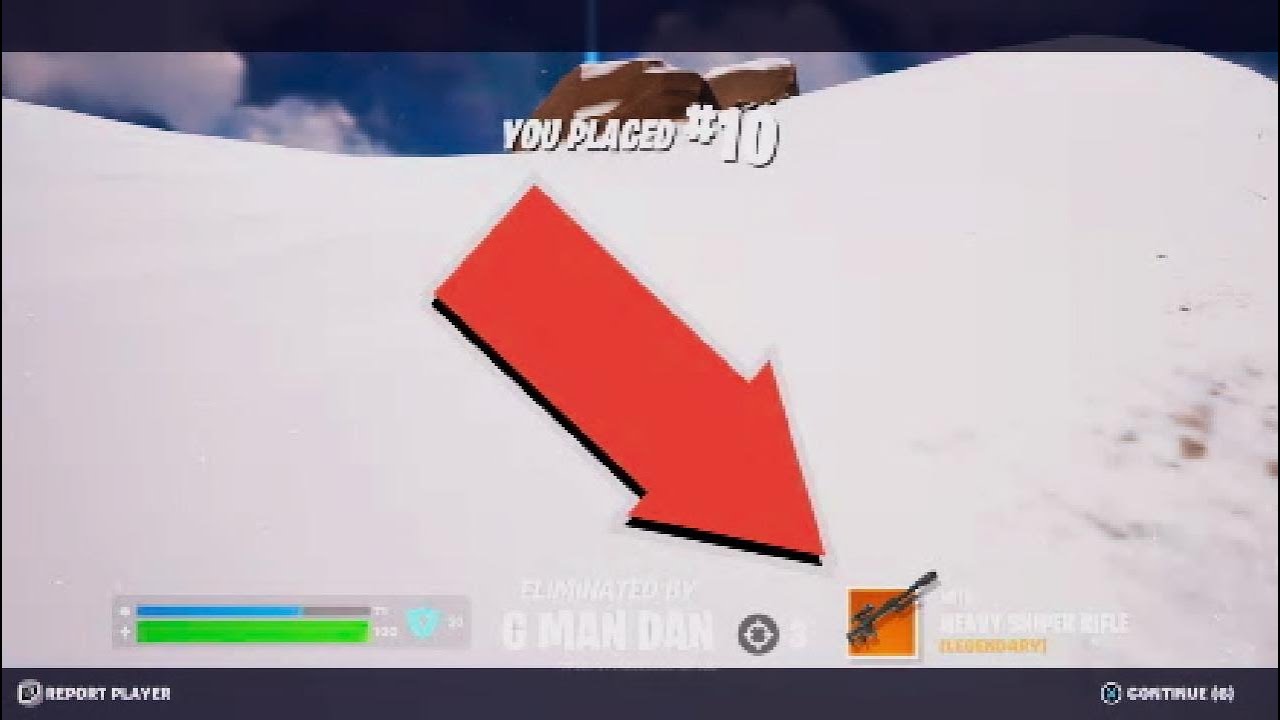 The Gold Heavy Sniper Rifle In Fortnite C4S2 Is Not Broken At All ...