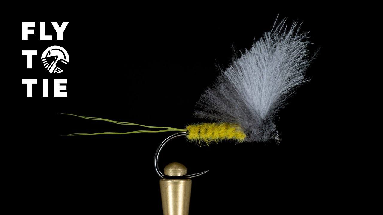 CDC Mayfly | FlyToTie Fly Tying - YouTube