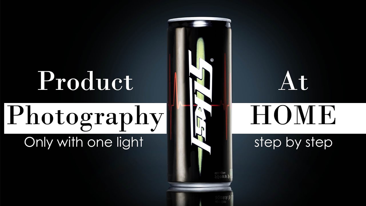 How i do Product Photography at home with just one light !!! - YouTube