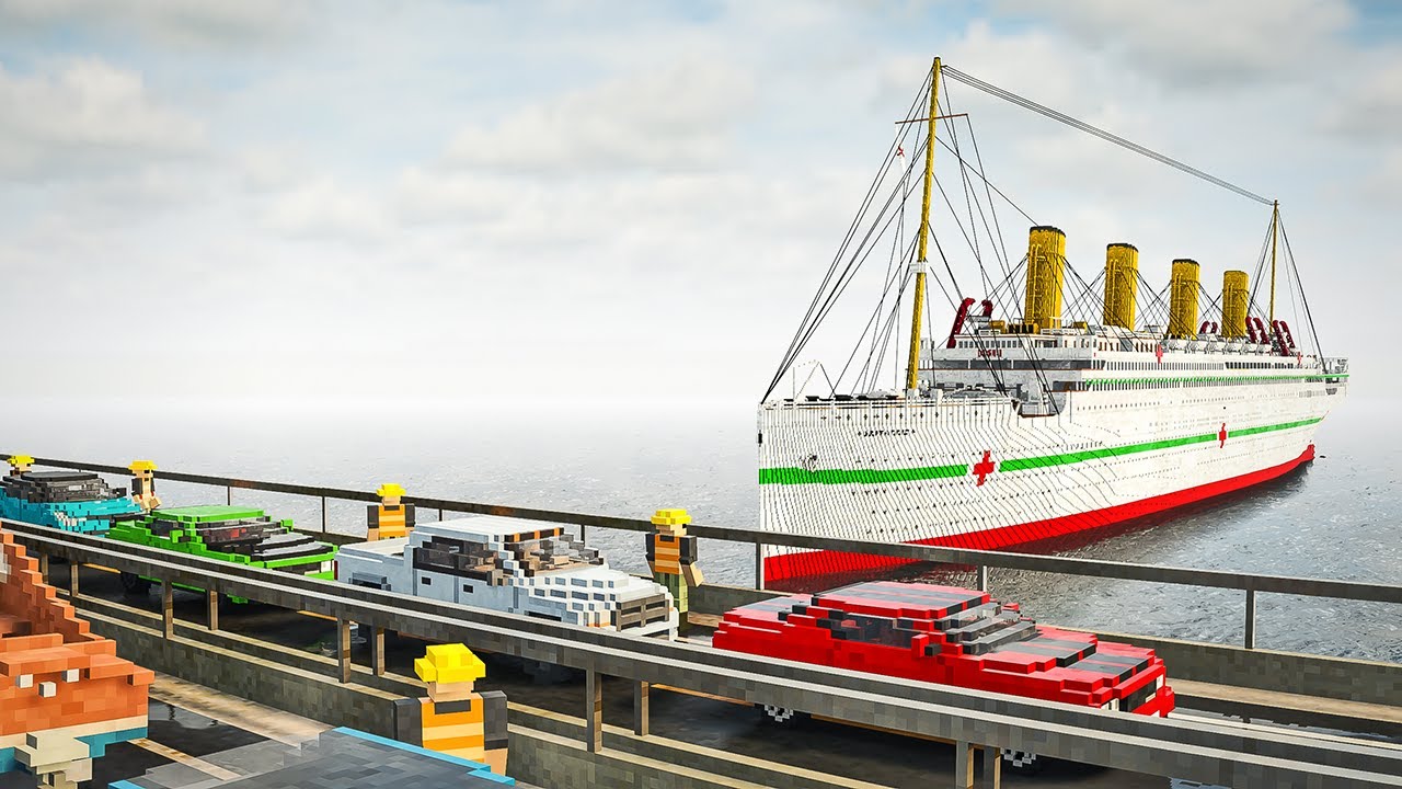 Britannic Ship Crash into Low Bridges | Teardown - YouTube