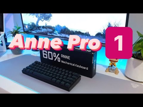 Anne Pro 1 Mechanical Keyboard with Gateron Brown Switches Unboxing and ...