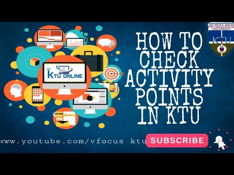 How to check activity points in |KTU| - YouTube