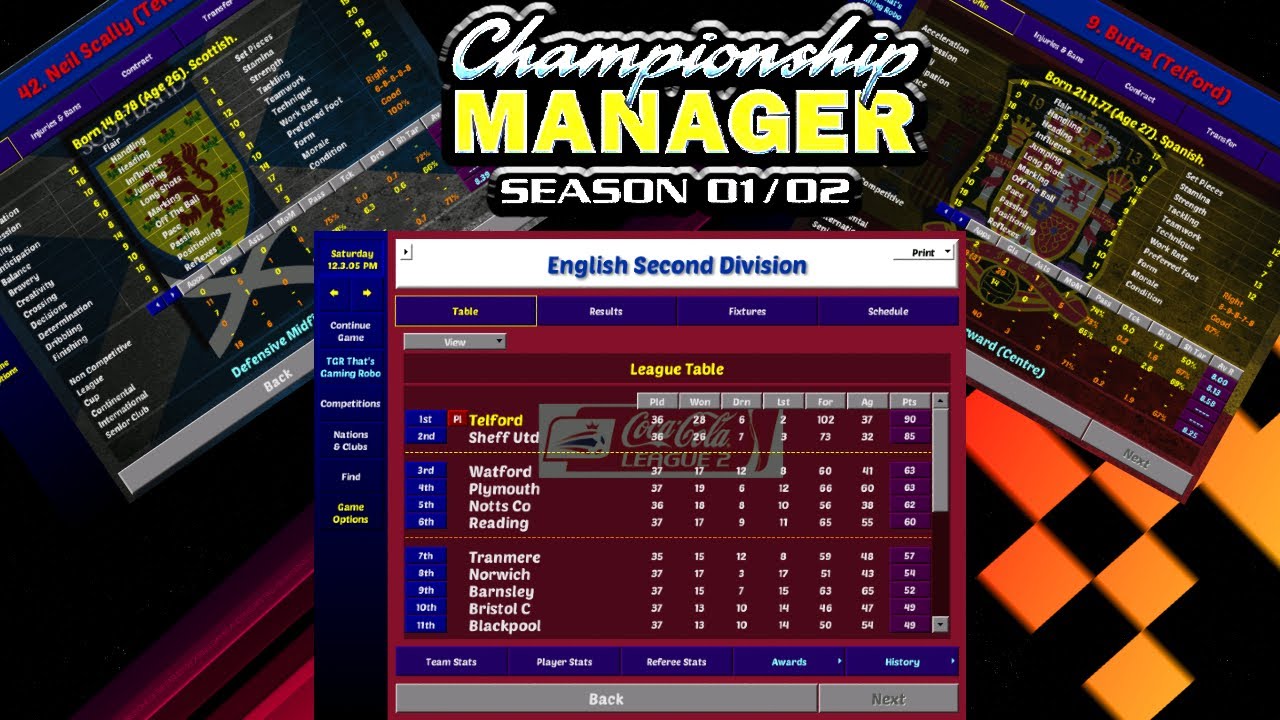 CHAMPIONSHIP MANAGER 01/02 | LETS PLAY CM 0102 - YouTube