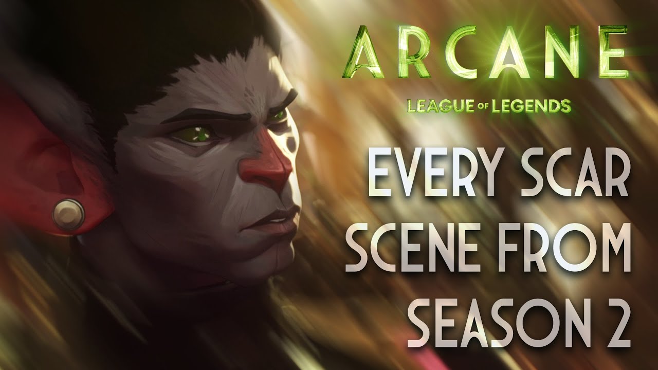 ARCANE Season Two ALL SCAR the Firelight scenes - YouTube
