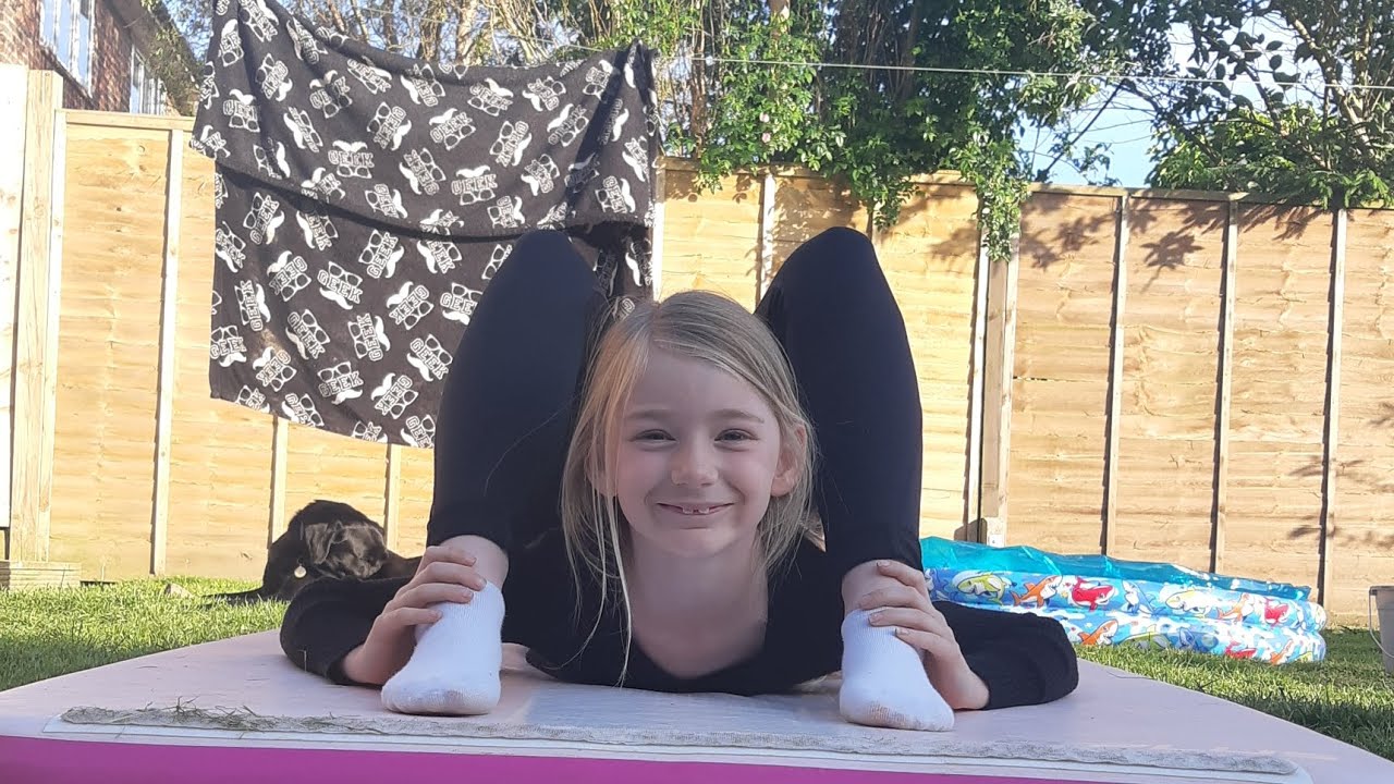 My amazing gymnastic routine! (tutorial) - YouTube