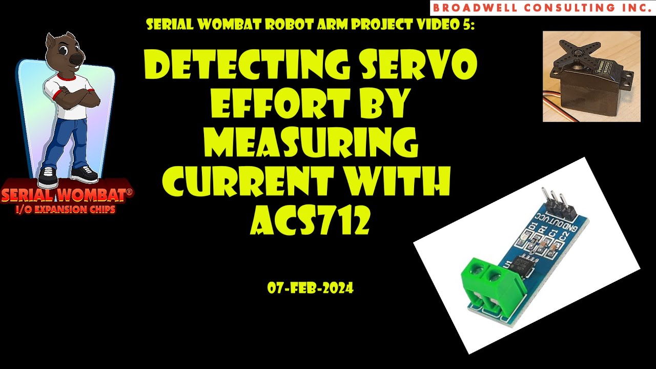 Detecting Servo Effort by Mesasuring Current with ACS712 on Serial ...