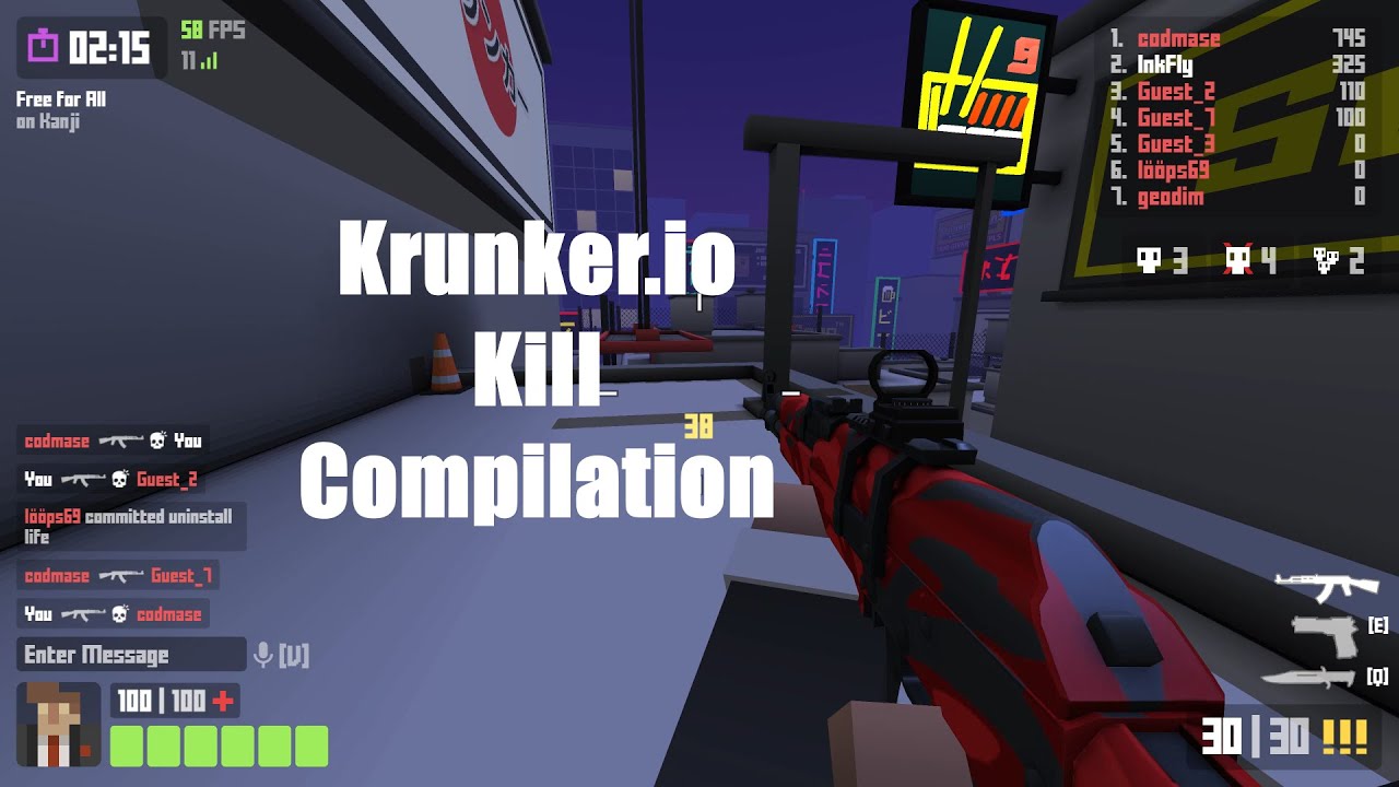 KRUNKER.IO KILL COMPILATION - YouTube