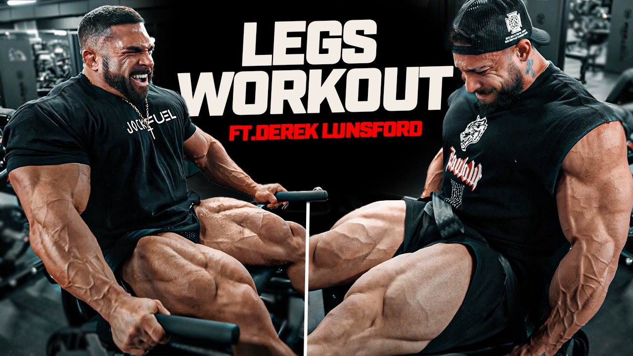 FULL LEG DAY | RAMON DINO E DEREK LUNSFORD NO LIMITE - YouTube