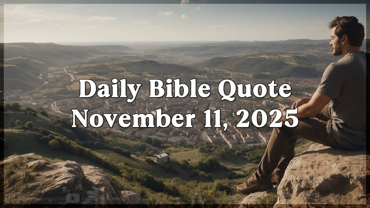 1 John 2:15-16 | Daily Bible Quote November 11, 2025 - YouTube