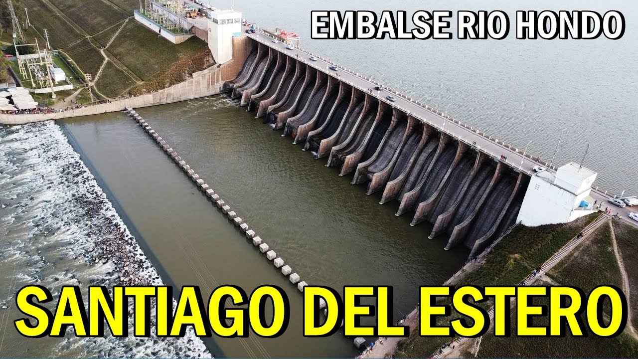 DIQUE FRONTAL DESDE ARRIBA : TERMAS DE RIO HONDO - SANTIAGO DEL ESTERO ...