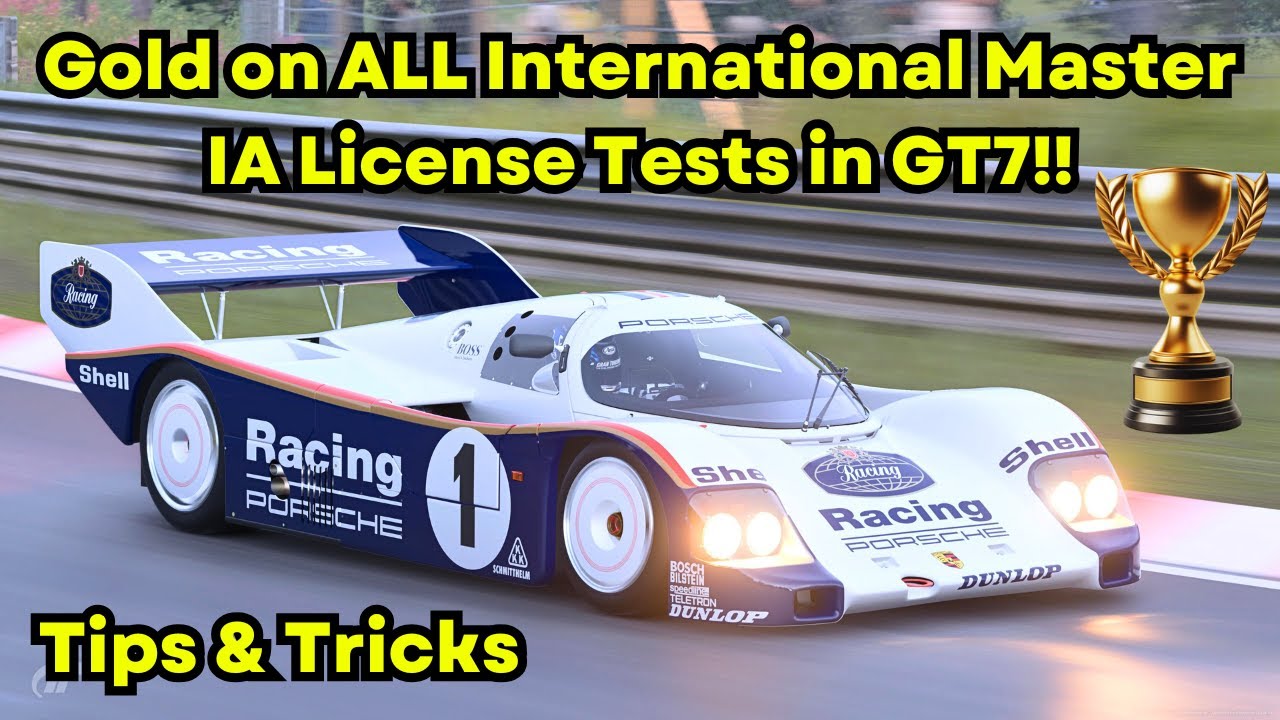 Gold on ALL International Master IA License Tests in Gran Turismo 7 ...
