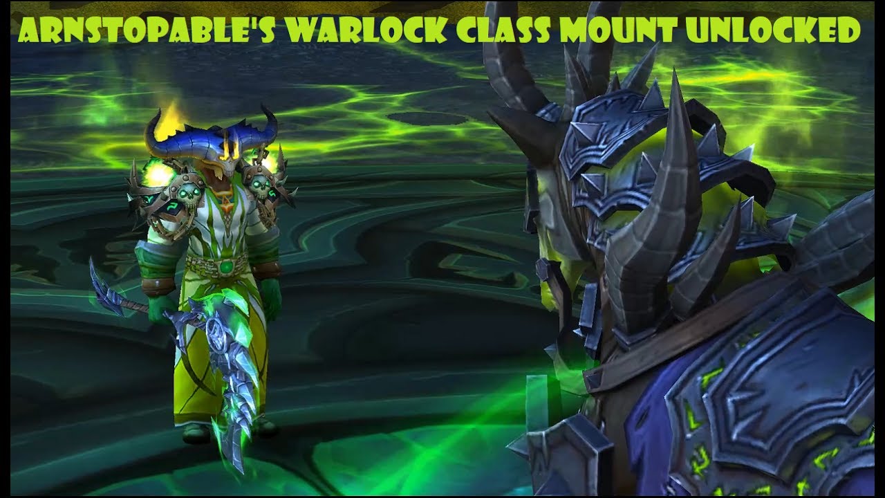 Netherlord's Chaotic Wrathsteed Legion Warlock Class mount unlocked ...