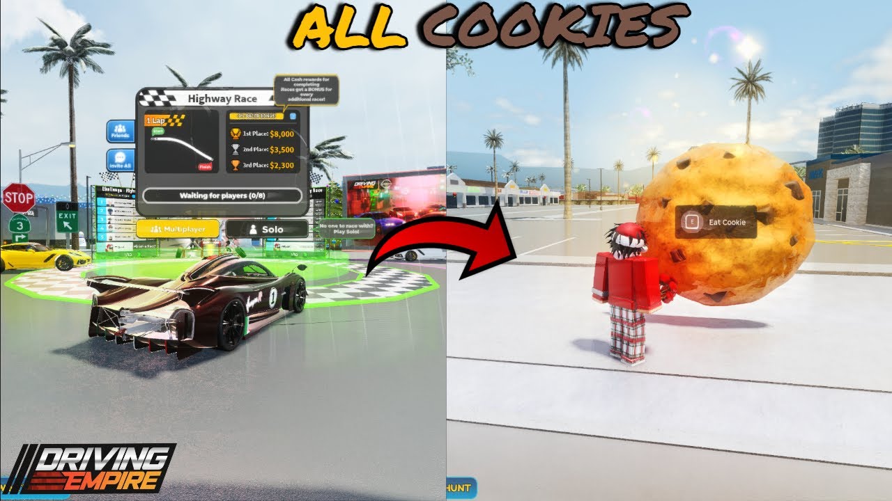 WINTER UPDATE IN DIRVING EMPIRE IS HERE!! (ALL COOKIE LOCATIONS) - YouTube