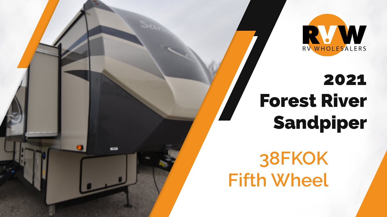 2021 Sandpiper 38FKOK Fifth Wheel Walk-Through - YouTube
