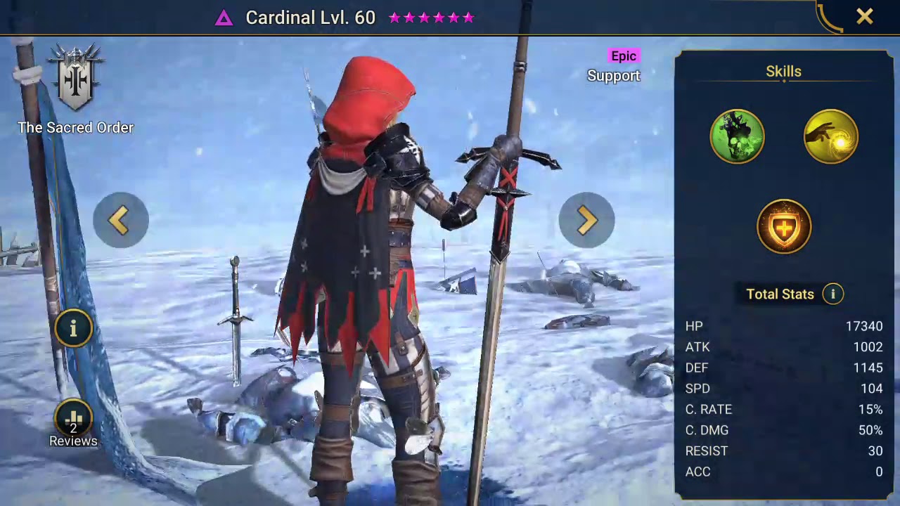 Raid Shadow Legends. Cardinal. Epic - YouTube
