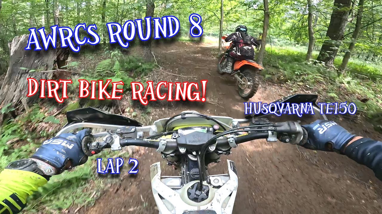 2 stroke dirt bike racing - AWRCS round 8 - Husqvarna te150 - 2024 ...