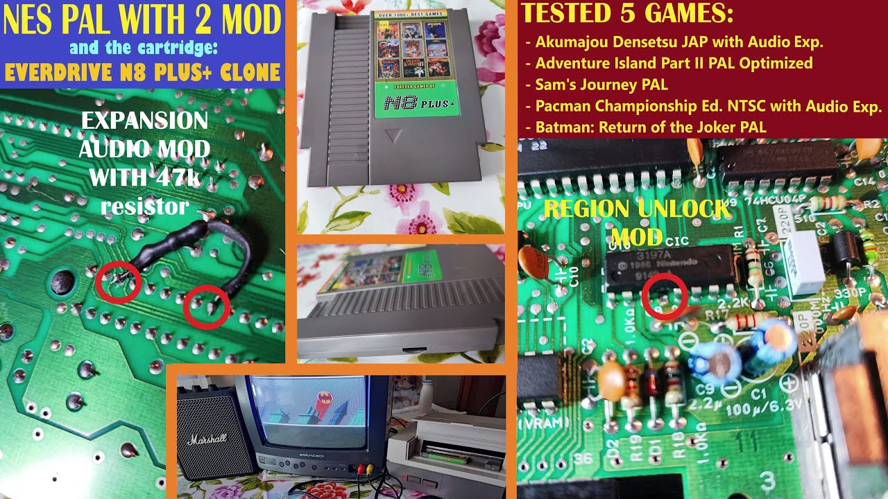 NES PAL (mod region unlock / enable expanded audio)i tested it 5 games ...