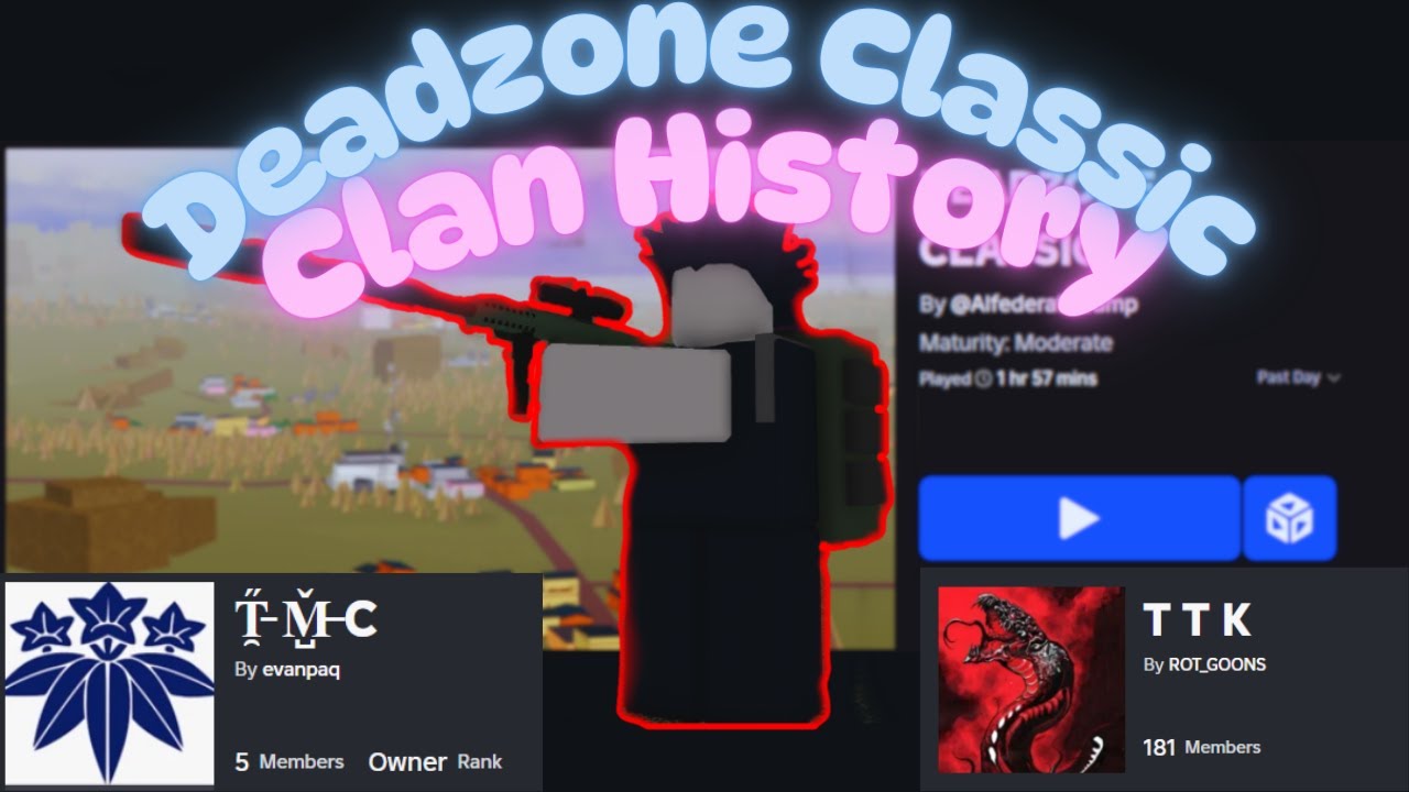 The Incredible History Of Deadzone Classic's Biggest Clans! - YouTube