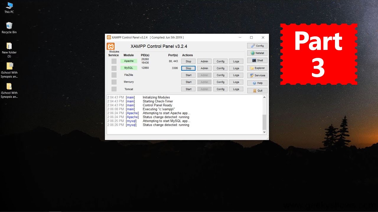 How to Run iSchool ELearning Management System PHP Project on Local Server (Hindi) - YouTube