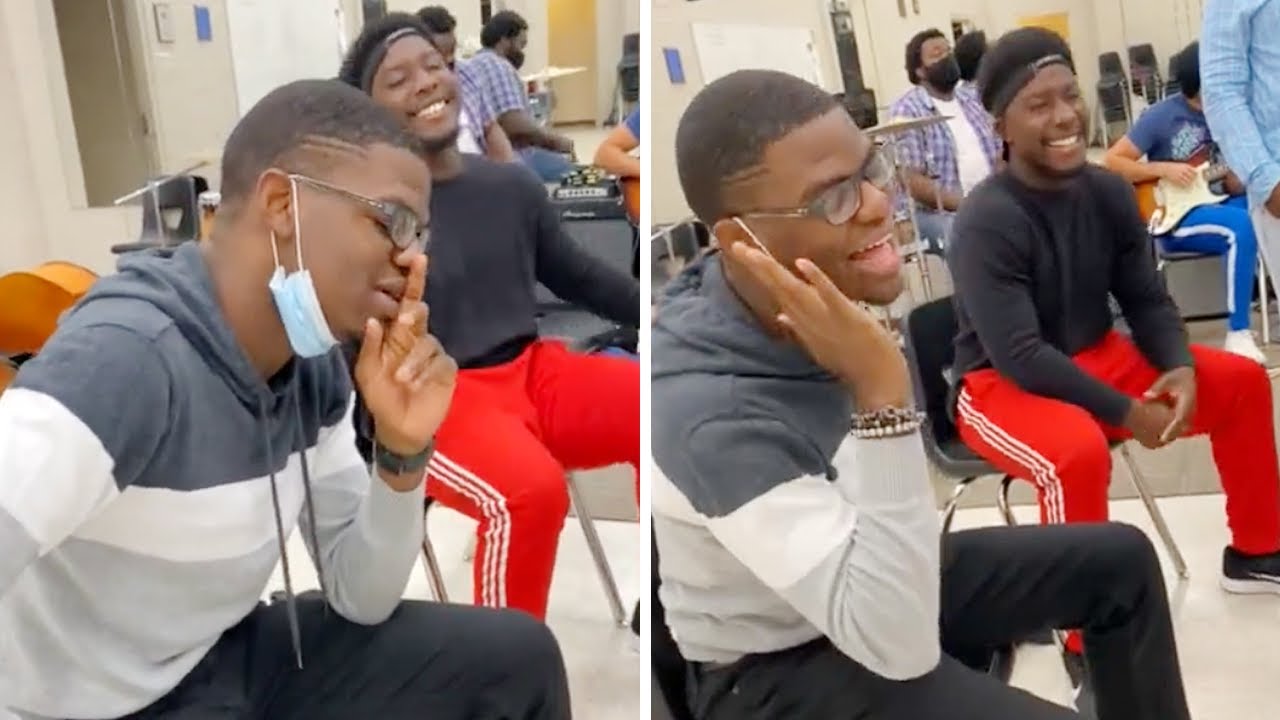Music student gives hilarious Rance Allen tribute - YouTube