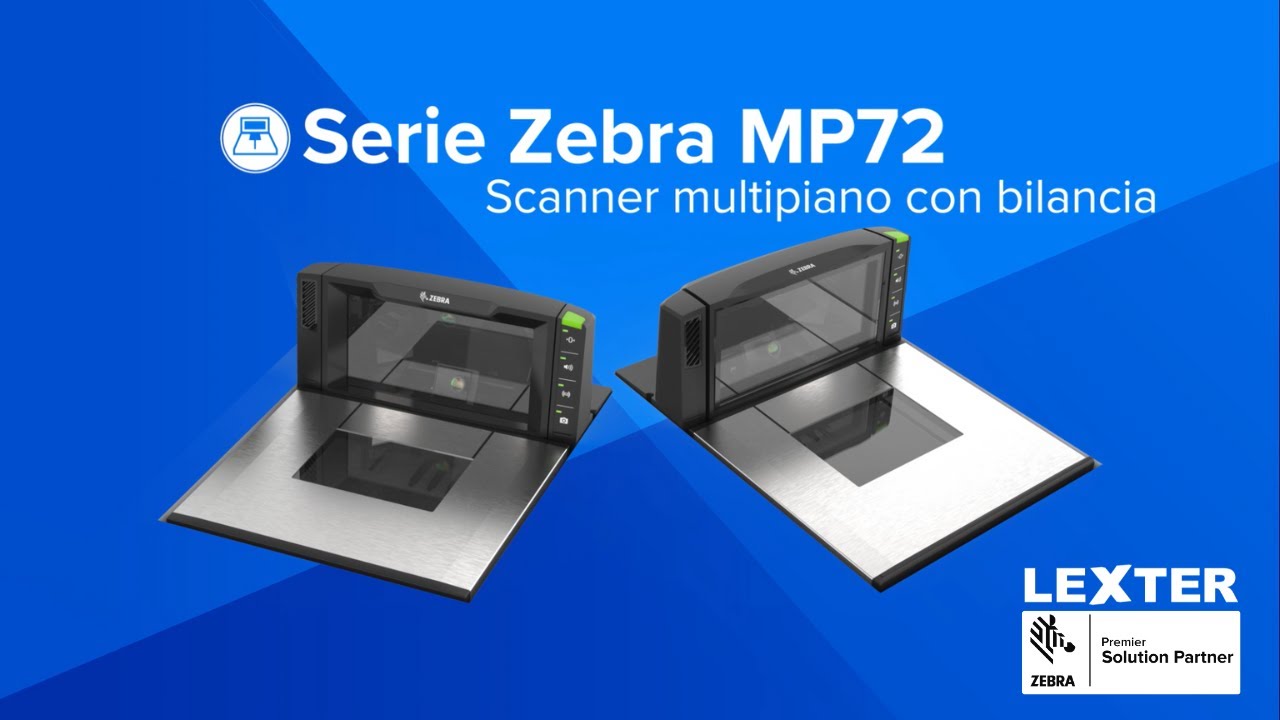 MP72 lo scanner multipiano con bilancia di Zebra - YouTube