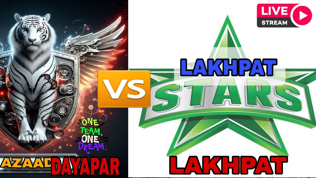 Azaad dayapar 🆚️ star Lakhapat live match - YouTube