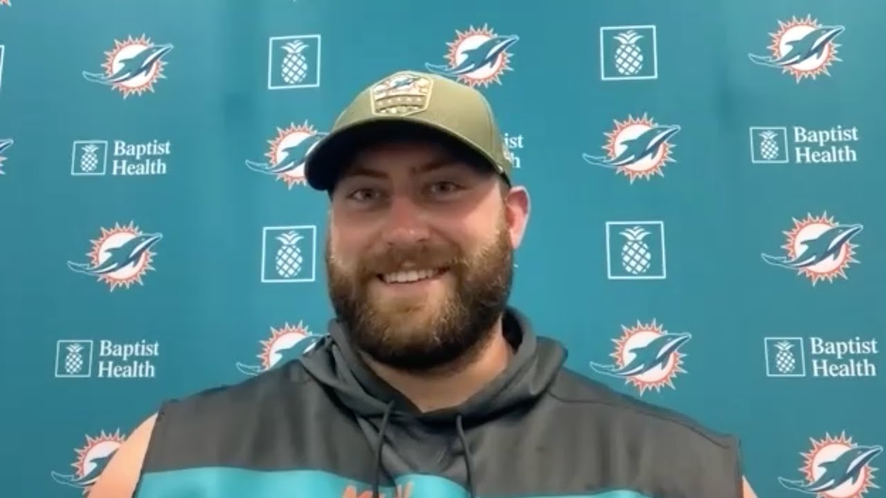 Miami Dolphins G/T Jesse Davis Meets With the Media | September 1, 2020 ...
