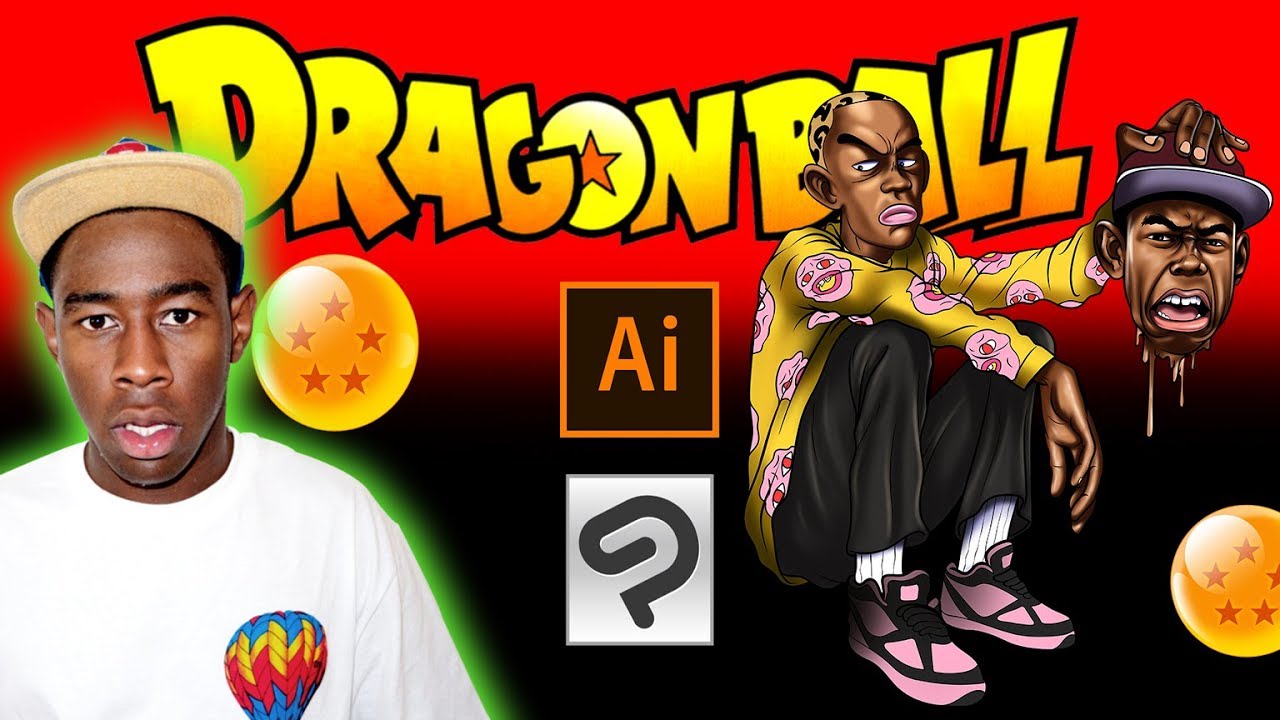 Tyler, The Creator as a DRAGON BALL Character ( ADOBE ILLUSTRATOR ...