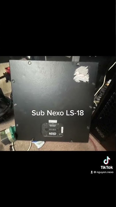 Sub Nexo Ls 18 made in France - YouTube