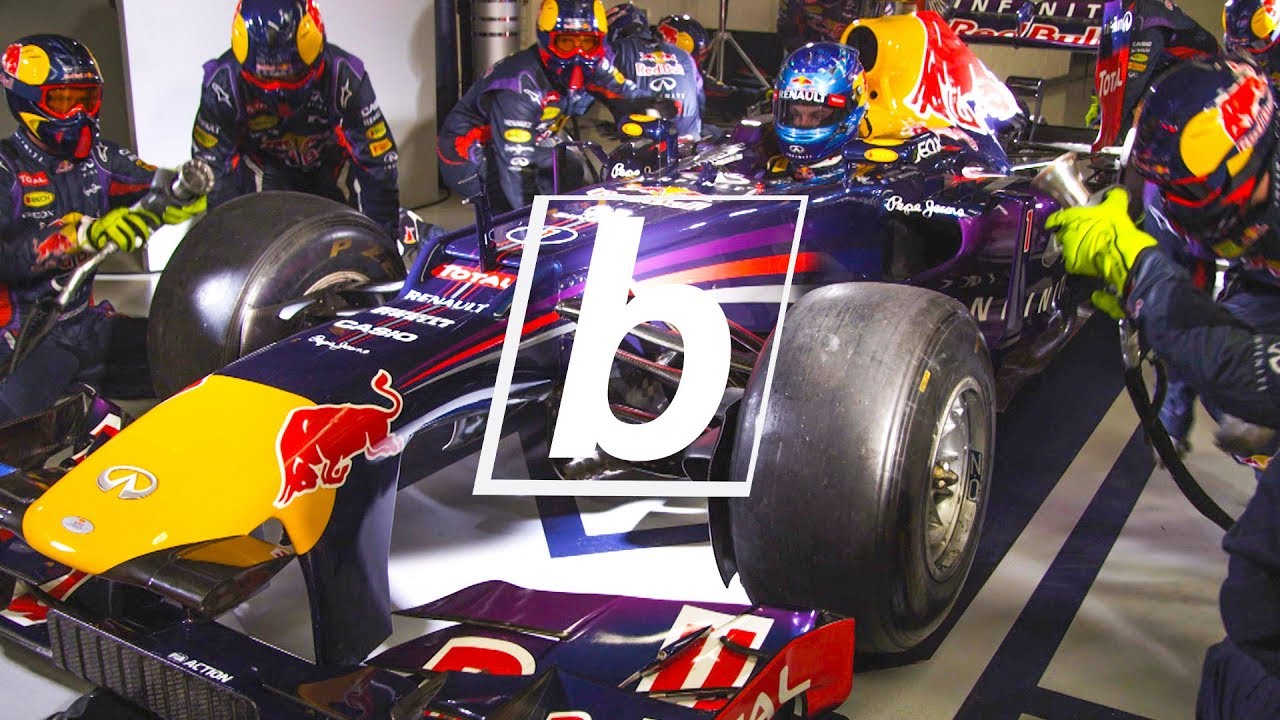 The Art of the F1 Pit Stop in SUPER Slow Motion | Formula 1 Racing ...