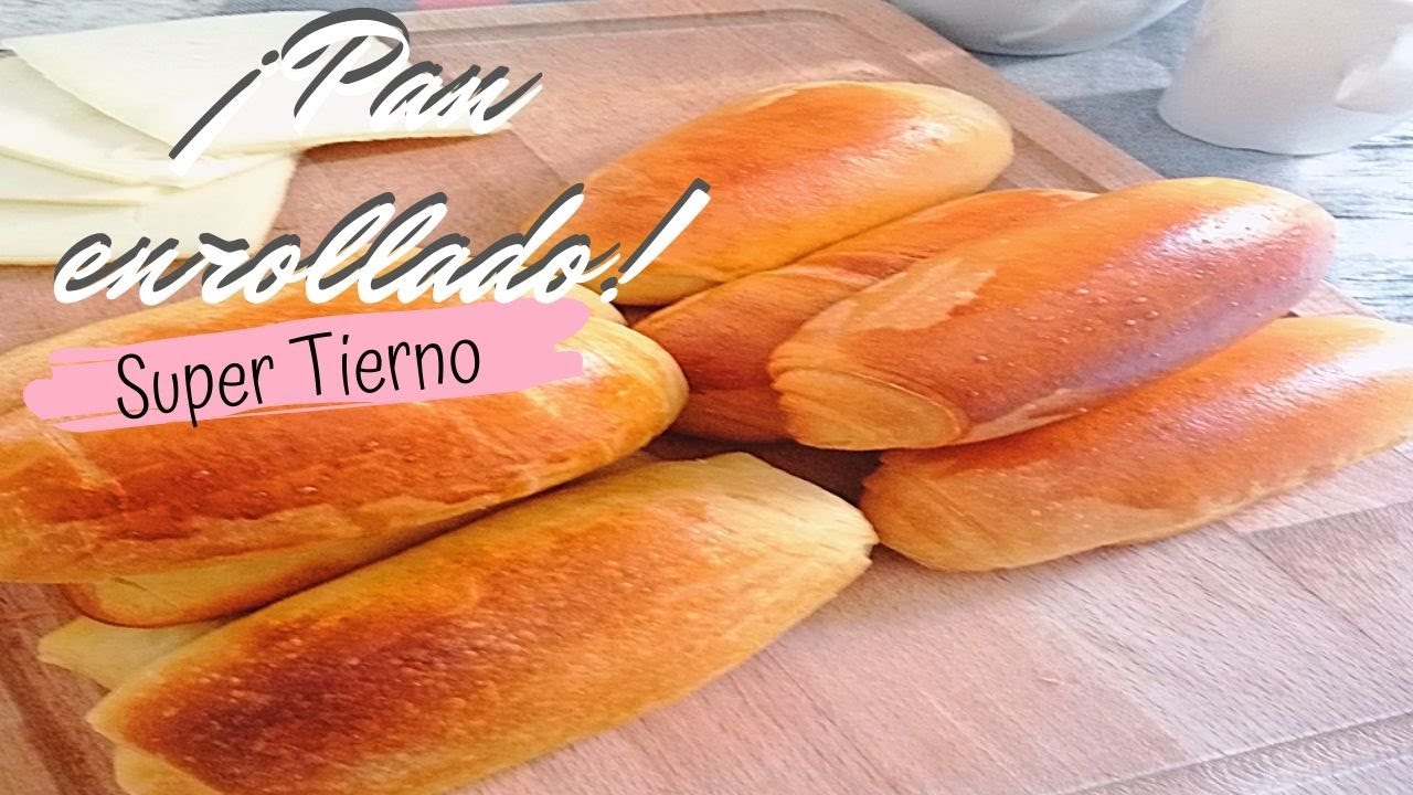 Pan blandito // Pan enrollado // Haz pan fácil - YouTube