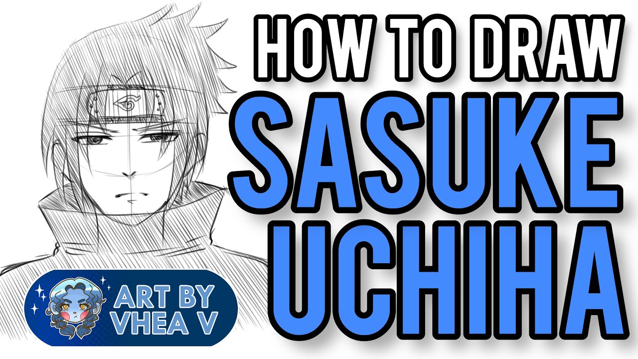 how to draw sasuke uchiha step by step | easy anime drawing | anime ...
