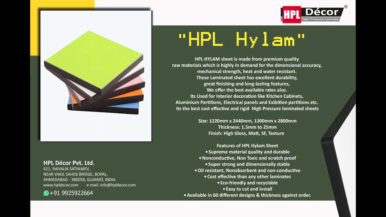 HPL Compact Laminate panels, HPL Compact, HPL Hylam,, HPL sheet, HPL ...