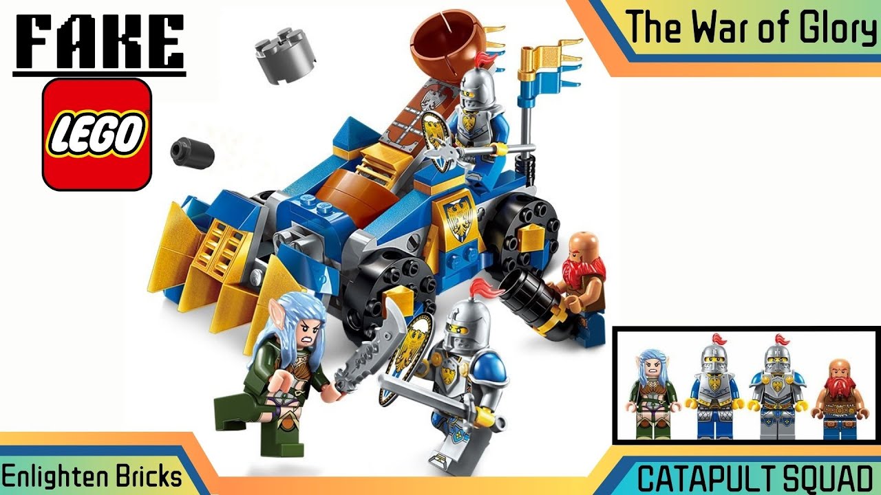 FAKE LEGO || Enlighten Bricks || The War of Glory || "Catapult Squad ...