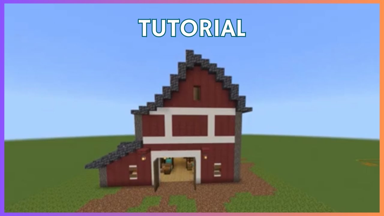 Minecraft Tutorial: How To Make The Hello Neighbor 2 Barn! - YouTube