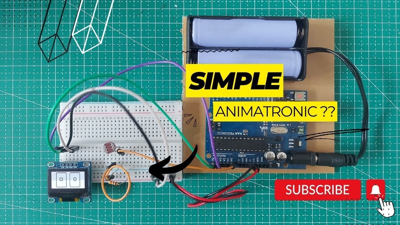 Hari ini kita membuat Animatronic Sederhana dengan display OLED dan dan ...